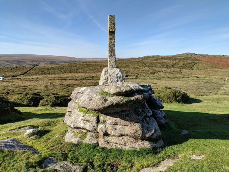 The Belstone Bible, Granite Boulder on which stands the cross | Dartefacts