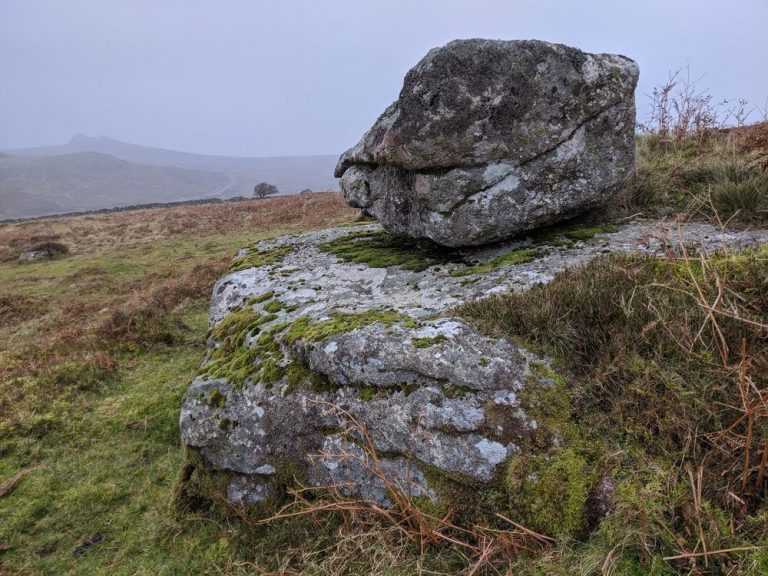 Balancing Rock below Rippon Tor | Dartefacts