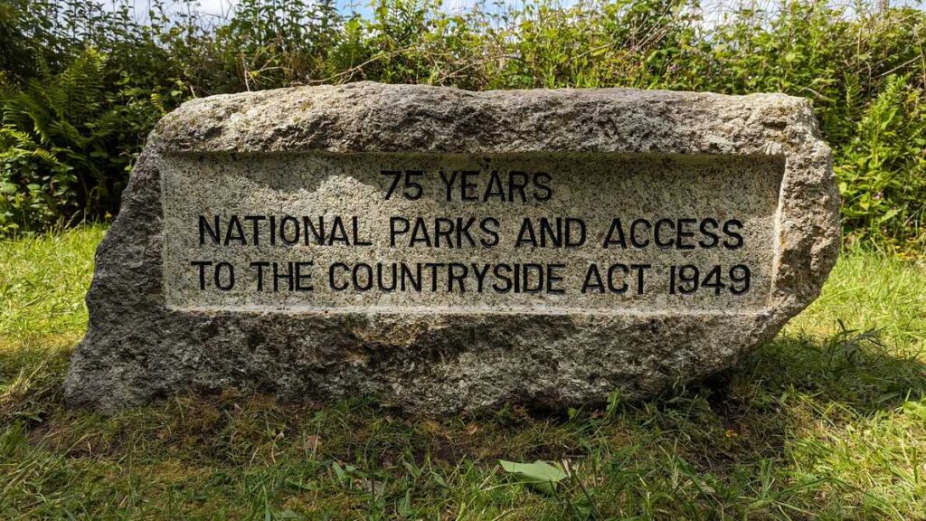 Postbridge Visitor Centre ’75 Years’ Inscribed Stone | Dartefacts